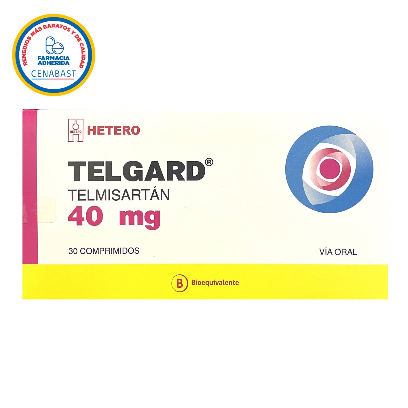 Telgard Comprimidos 40mg Medicamento Cenabast – Farmacias Curie