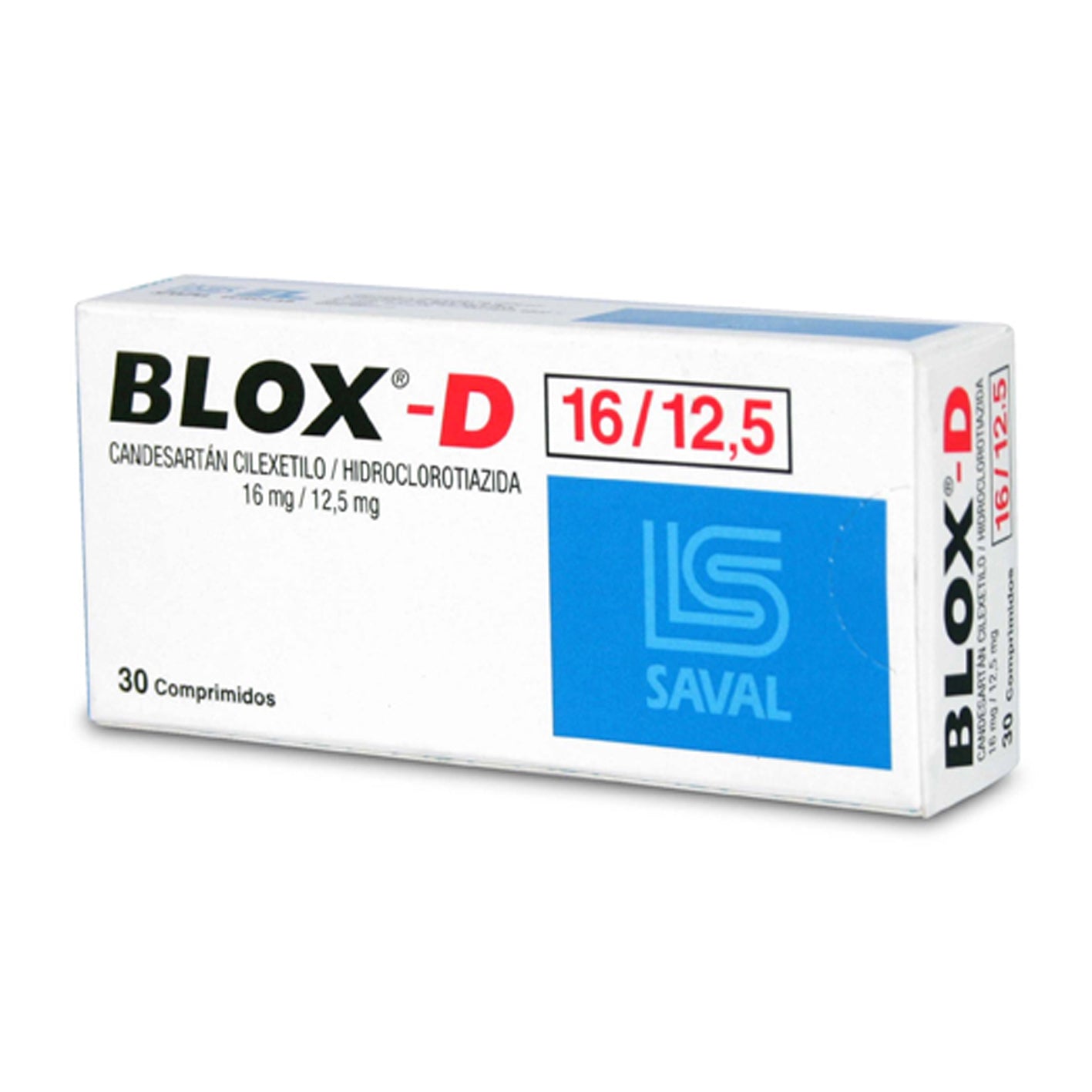 Blox-D Comprimidos 16/12,5 | Farmacias Curie - Envíos a todo Chile