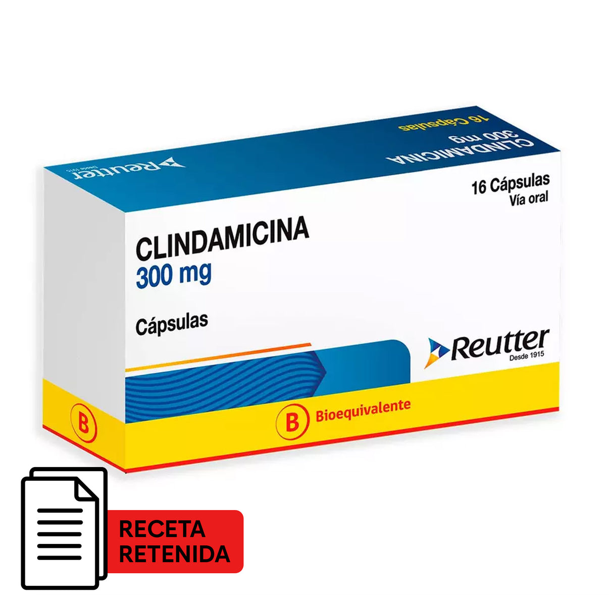 Clindamicina Cápsulas 300mg | Farmacias Curie - Envíos a todo Chile