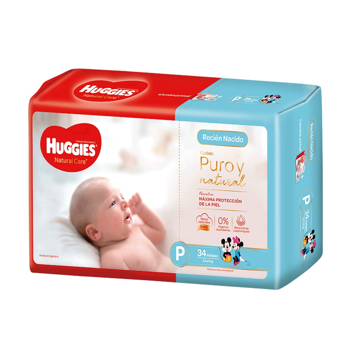 Huggies Pañal Natural Care P | Farmacias Curie - Envíos a todo Chile
