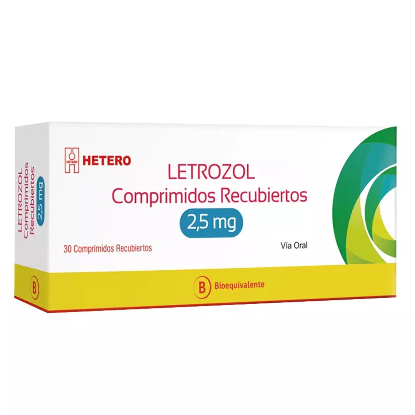 Letrozol Comprimidos Recubiertos 2,5mg | Farmacias Curie - Envíos a ...