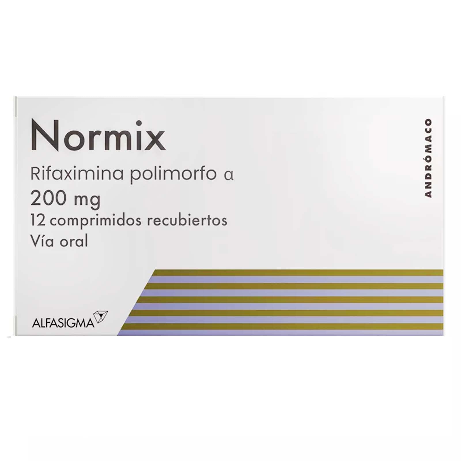 Normix Comprimidos Recubiertos 200mg | Farmacias Curie - Envíos a todo ...