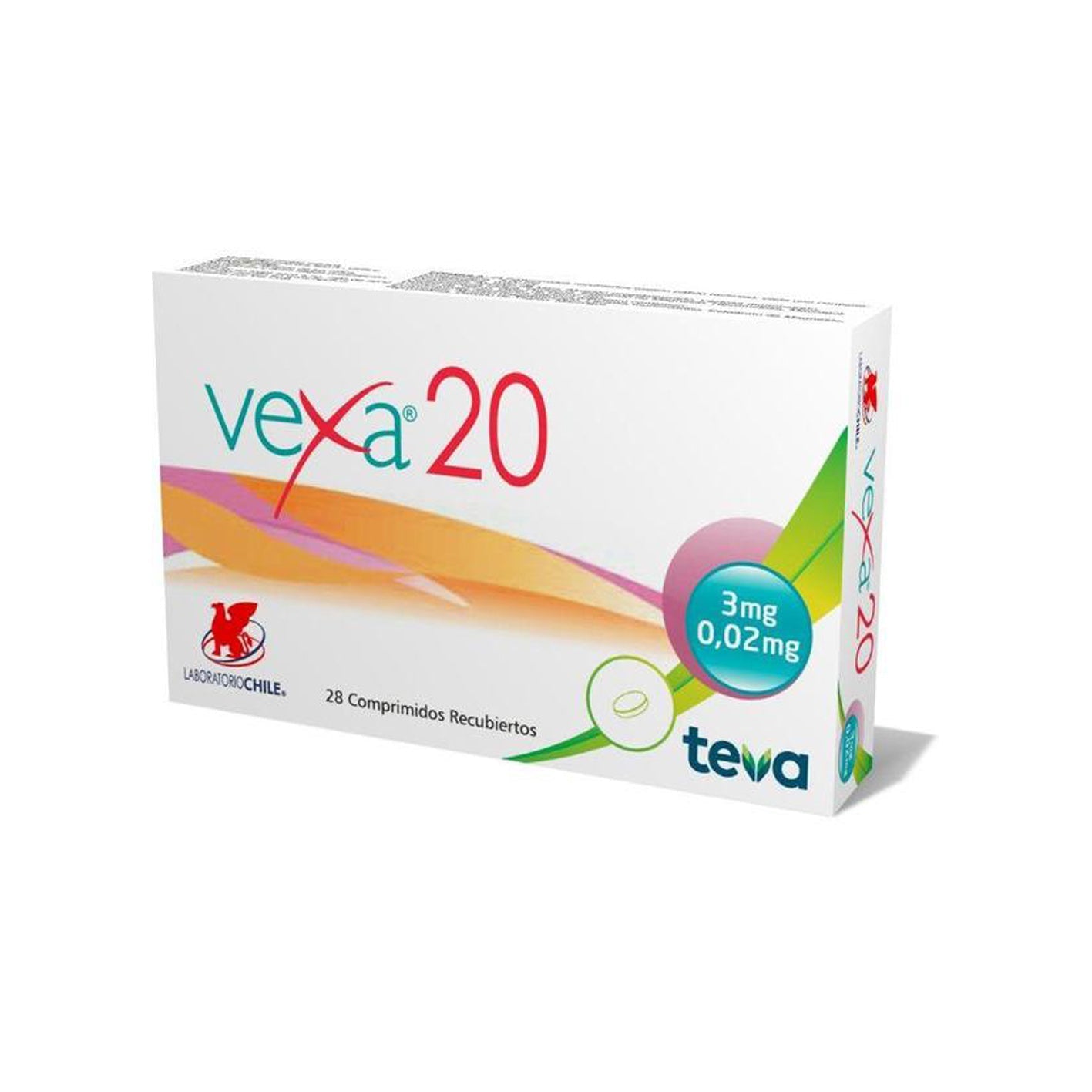 Vexa 20 Comprimidos Recubiertos | Farmacias Curie - Envíos a todo Chile